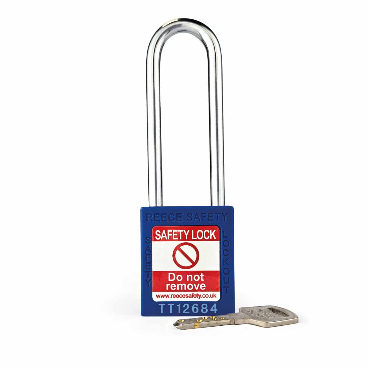 Blue REECE Nylon Safety Long Padlock KTD - Inland Empire Safety & Supply