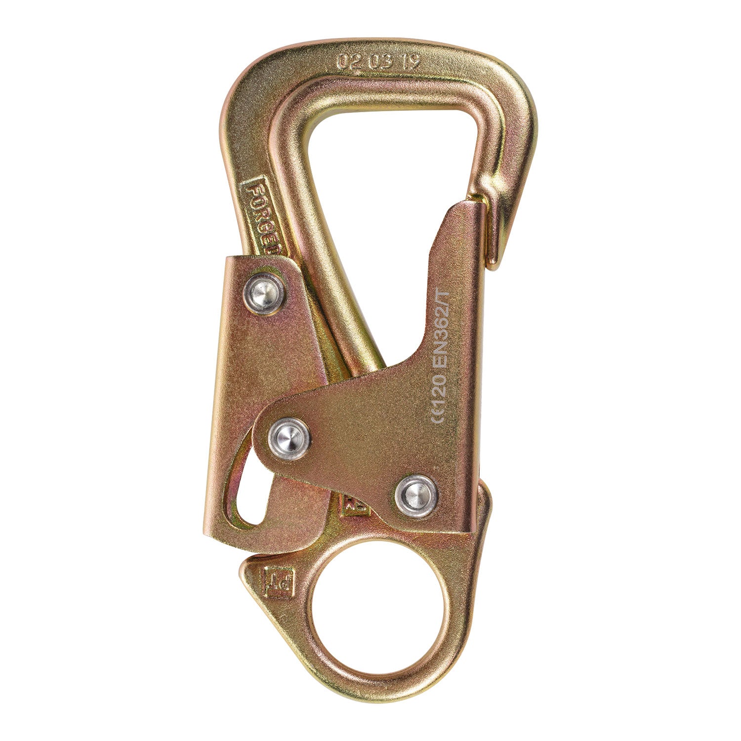Tie-back snap hook with 5000 lb. rated gate. - Inland Empire Safety ...