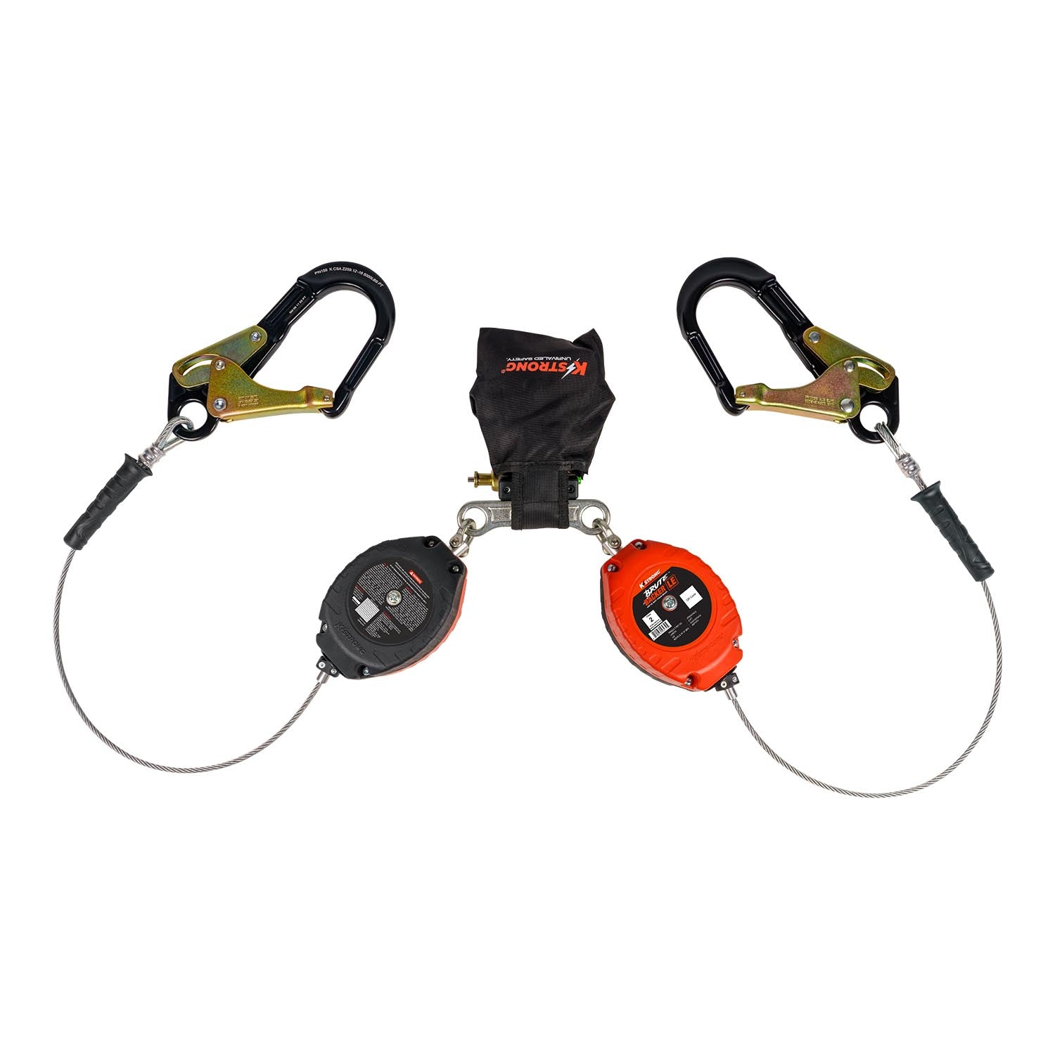 LE Dual 8.5 ft. Cable SRL-LE assembly with Aluminum swivel rebar hooks ...