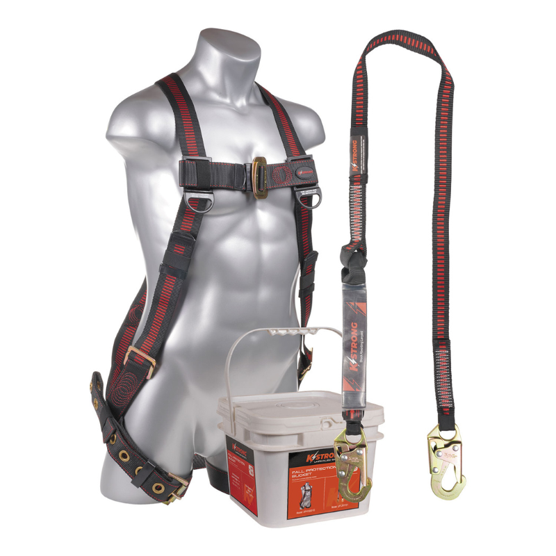 Elite 5-Point Full Body Harness, Dorsal D-Ring, TB Legs (ANSI) with KS ...