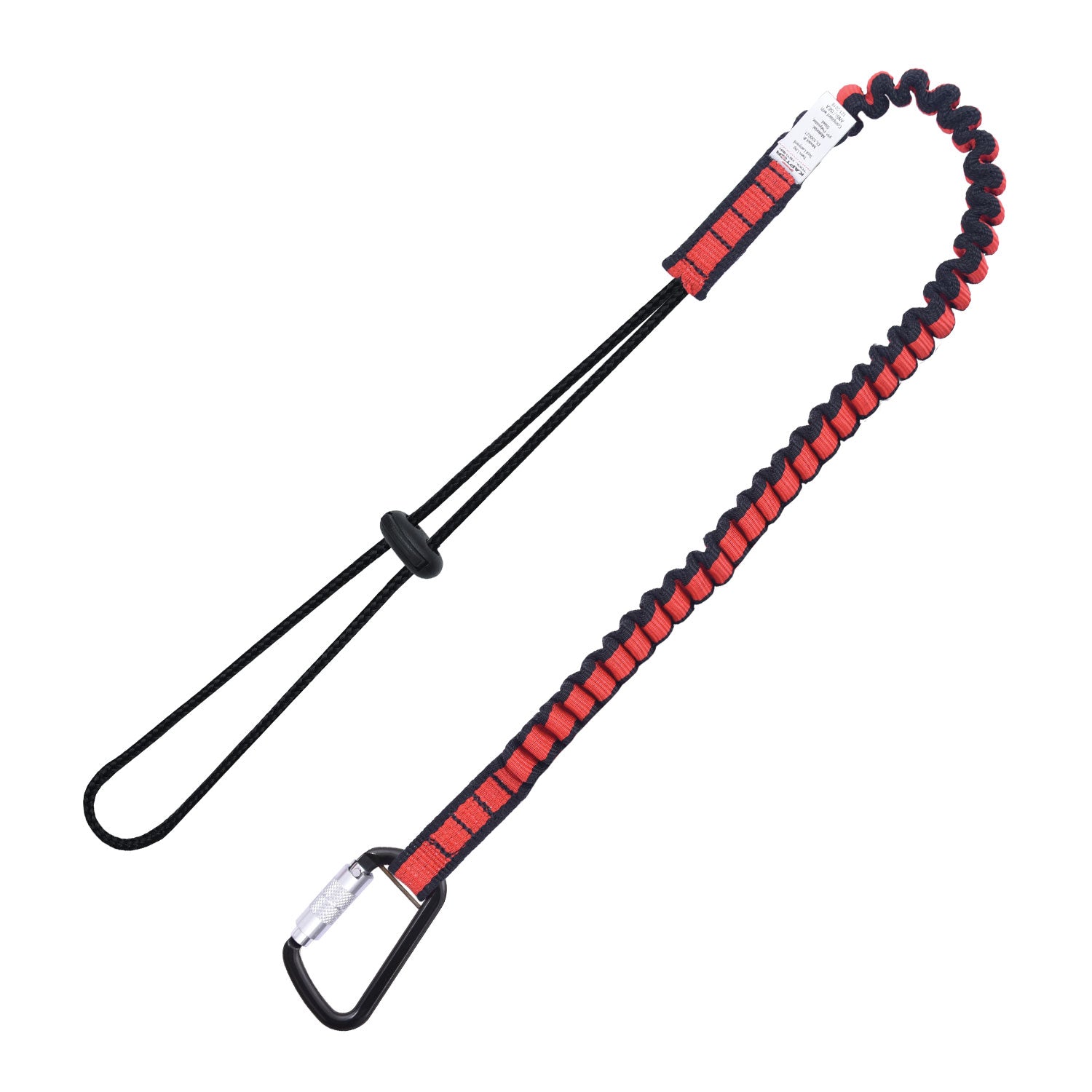 Elasticated Single Leg Tool Lanyard w/Drawstring Cord and Carabiner ...