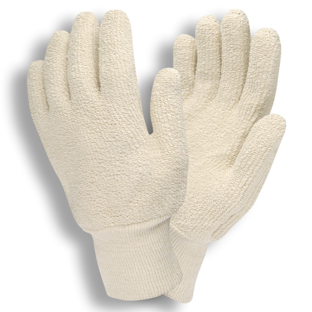 12 Pairs - 18 oz Terry Loop In Cotton Glove - Inland Empire Safety & Supply