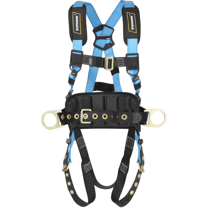 Premium Full Body Harness with Shoulder Pads and Adjustable Back Suppo ...