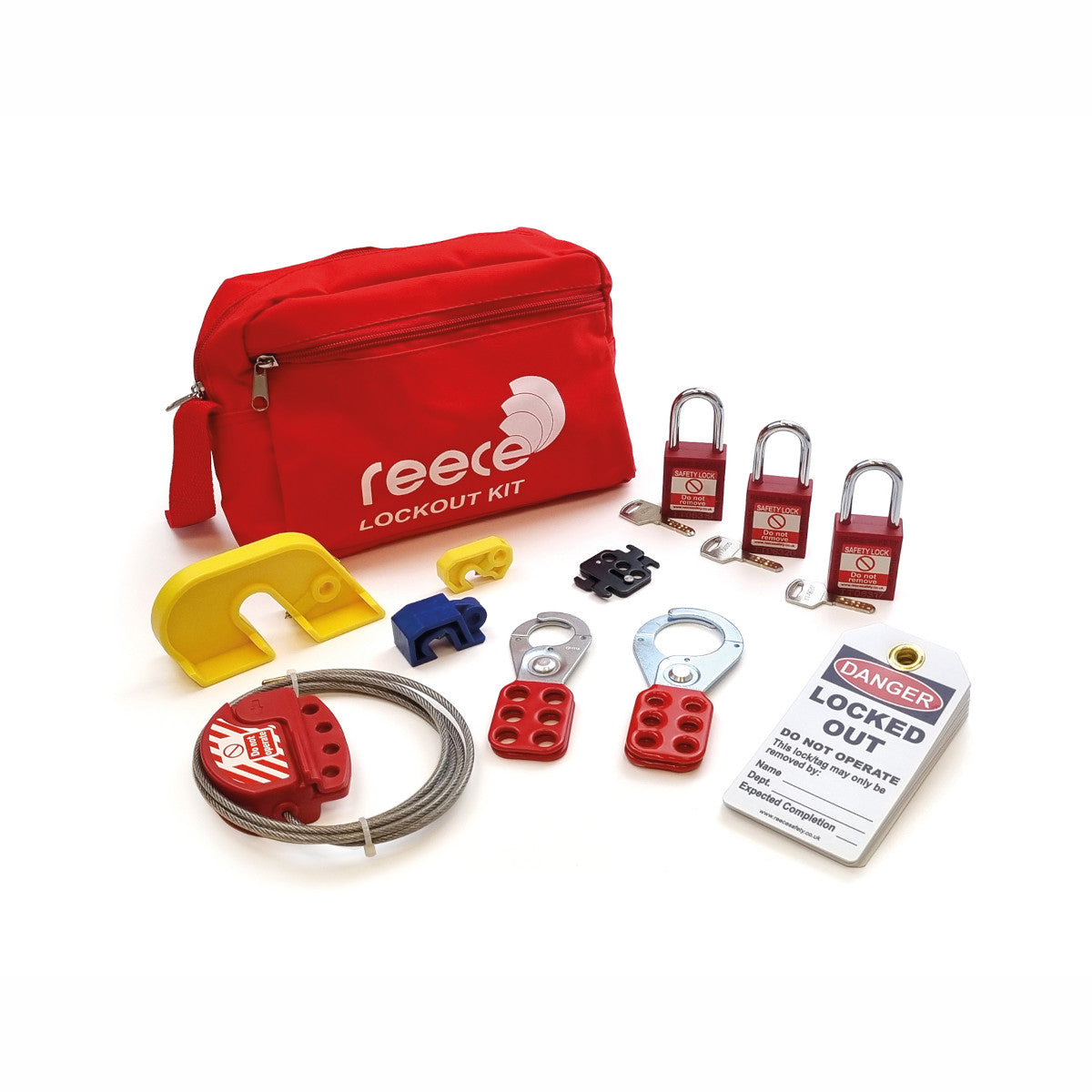 REECE Small Mechanical Lockout Kit for HVAC – Inland Empire Safety & Supply