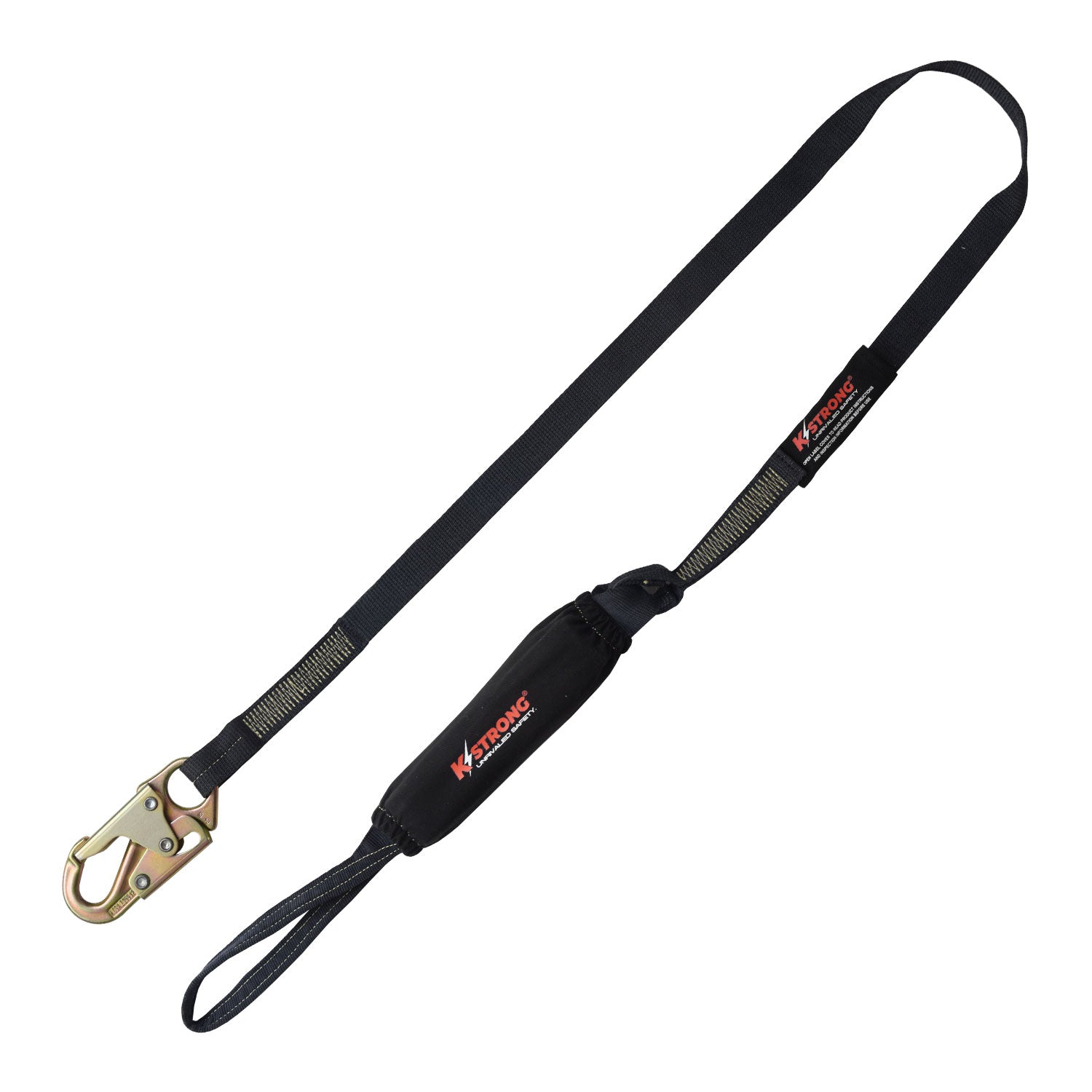 6 ft. Arc Flash Rated Shock Absorbing Lanyard with Loop and Snap Hook ...