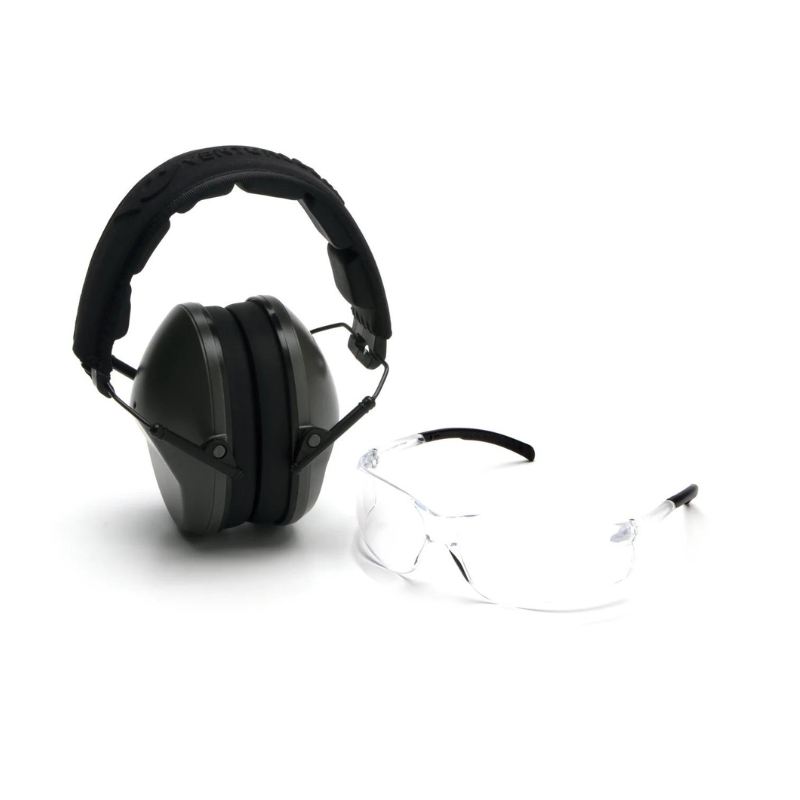 Clear Lens with VG Low Profile Earmuff - Inland Empire Safety & Supply