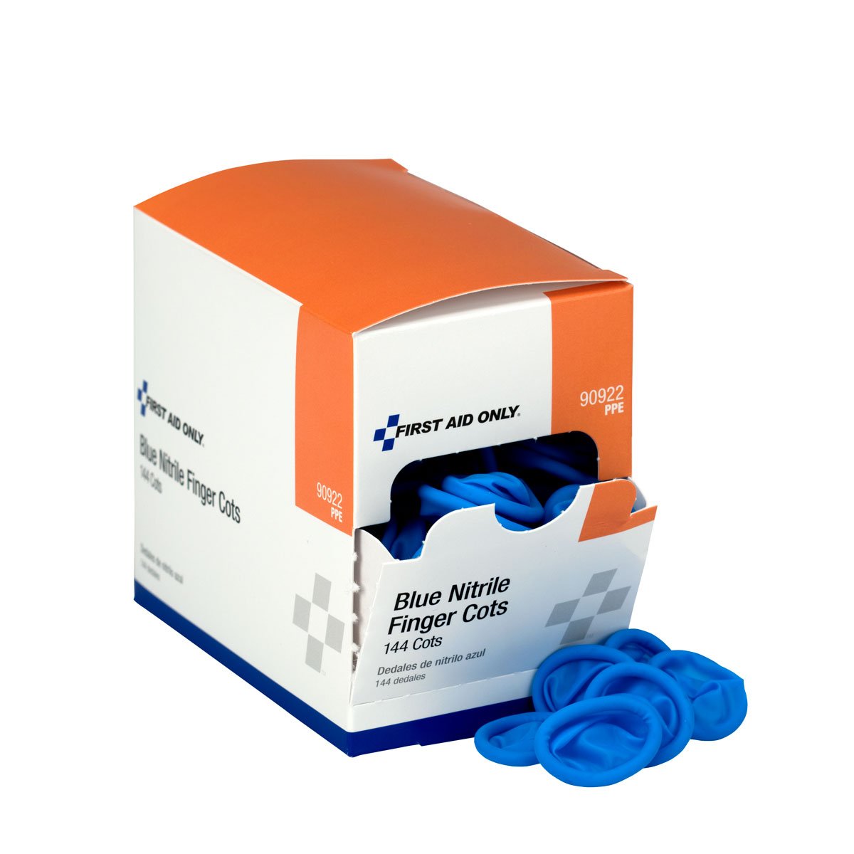 Blue Nitrile Finger Cots 144 Pack, Disposable Rubber Finger Protectors ...