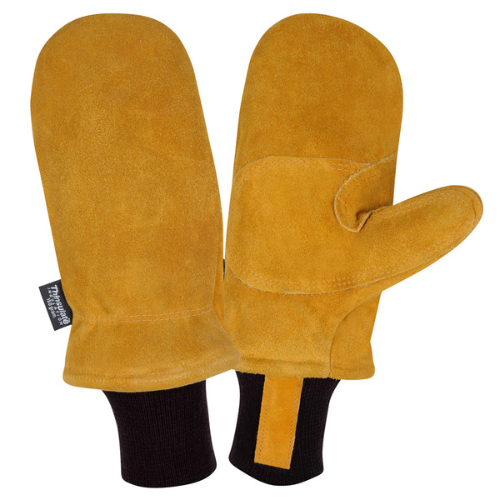 Warm Work Gloves – Premium Split Cowhide Mittens - Inland Empire Safety ...