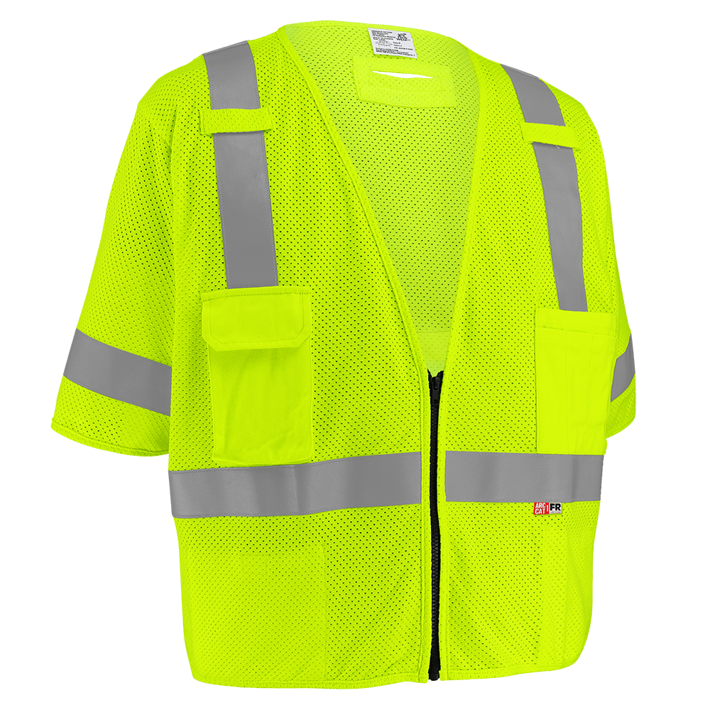 Flame-Resistant Class 3 Surveyor Vest ASTM F1506 - Inland Empire Safety ...