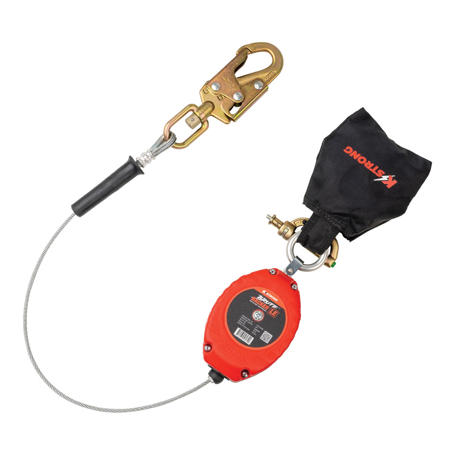 LE 8.5 ft. Cable SRL-LE with snap hook at connector end and shock pack ...